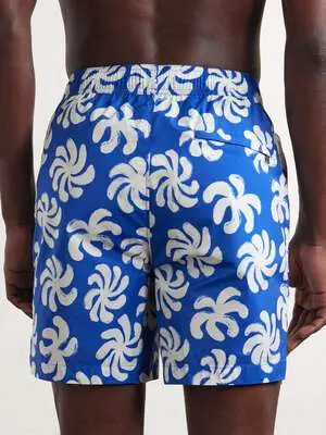 Onia Charles Printed Swim Shorts - Blue