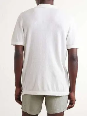 Onia Cotton-blend Terry Polo Shirt