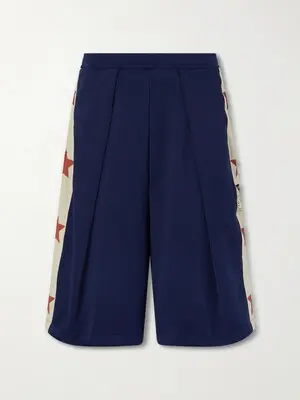 Kapital Kome-kome Straight-leg Shorts - Blue