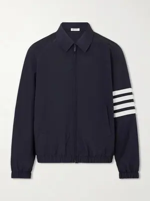 Thom Browne Striped Ripstop Track Jacket - Blue