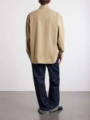 Kapital Thunderbird Panelled Cotton-twill Shirt