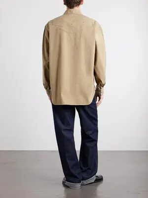 Kapital Thunderbird Panelled Cotton-twill Shirt