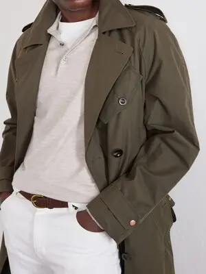 Fedeli Sportman Cashmere And Silk-blend Polo Shirt