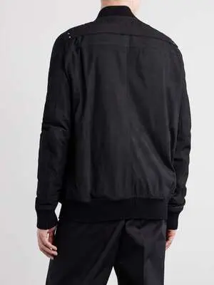 Rick Owens Bauhaus Leather Zip-up Flight Jacket