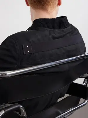 Rick Owens Bauhaus Leather Zip-up Flight Jacket