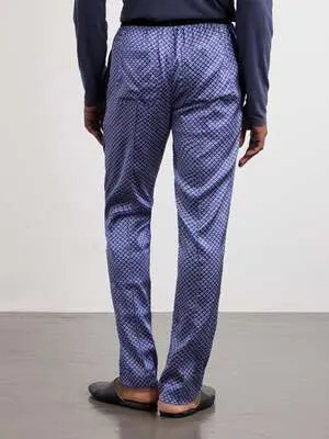 TOM FORD Printed Silk-blend Satin Pyjama Trousers