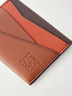 Loewe Puzzle Edge Logo-debossed Leather Cardholder