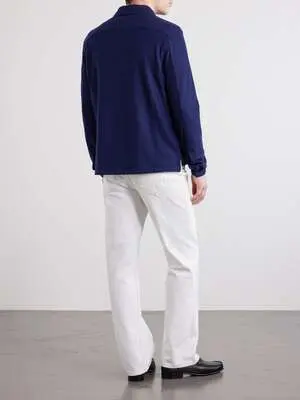 TOM FORD Logo-embroidered Cashmere Shirt
