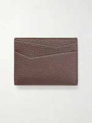 Loewe Puzzle Edge Anagram-debossed Leather Cardholder - Brown