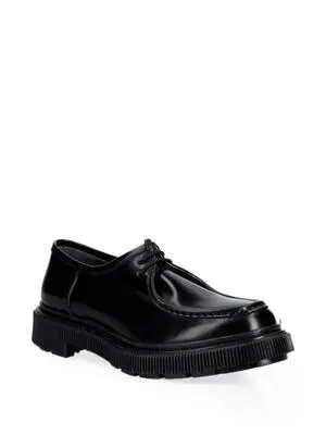 ADIEU PARIS Ridged-sole Lace-up Derby Shoes