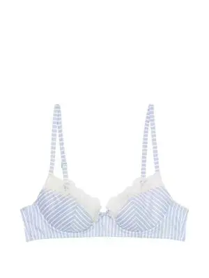 FLEUR DU MAL East Hampton Lace-trim Bra