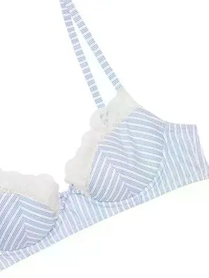 FLEUR DU MAL East Hampton Lace-trim Bra
