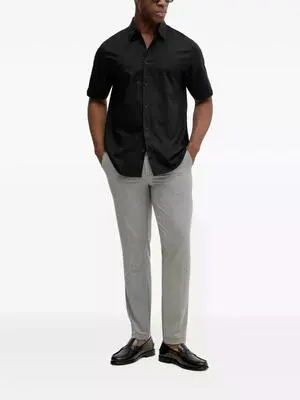 Armani Exchange Logo-jacquard Short-sleeve Shirt