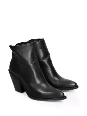 METISSE Rear-zip Ankle Boots