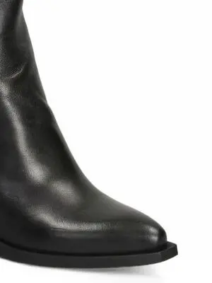METISSE Rear-zip Ankle Boots