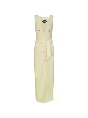 TALLER MARMO Grand Sahara Swimsuit And Pareo Set - Neutrals