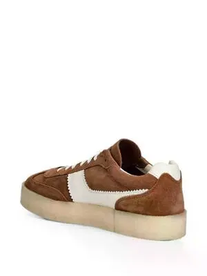 Clarks Suede Panelled Sneakers