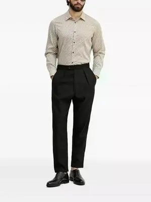 Armani Exchange All-over Logo-print Long-sleeve Shirt