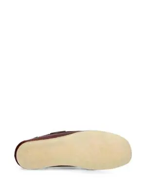 Clarks Leather Lace-up Loafers