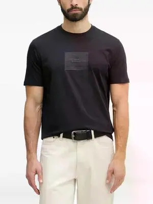 Armani Exchange Logo-print Crew-neck T-shirt - Blue