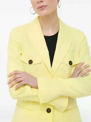 Beatrice B Notch Lapel Button-up Blazer