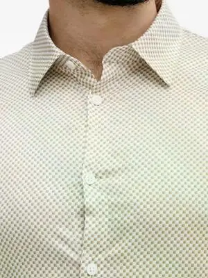 Armani Exchange Check-print Long-sleeve Shirt