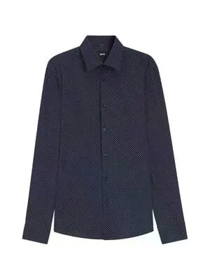 BOSS Printed Shirt - Blue