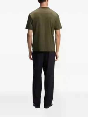 BOSS Mercerized-cotton T-shirt With Double B Monogram