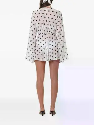 NICHOLAS Nerissa V-neck Mini Dress