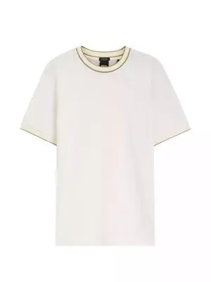BOSS Structured Cotton T-shirt - Neutrals