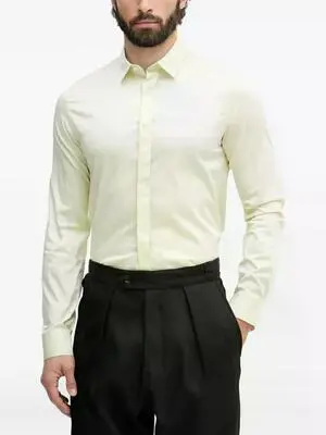 Armani Exchange Logo-embroidered Long-sleeve Shirt