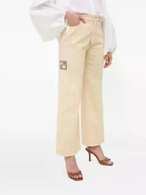 Beatrice B Logo Patch Jeans
