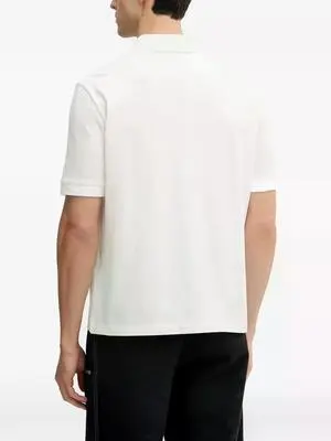 Armani Exchange Logo-embroidered Piqué Polo Shirt