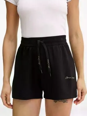 Armani Exchange Logo Embroidered Drawstring Shorts