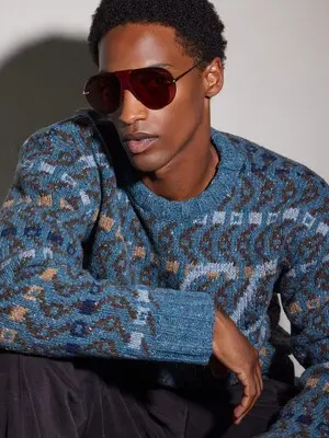 Loewe Aviator Gold-tone And Tortoiseshell Acetate Sunglasses - Red