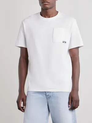 Loewe Anagram-embroidered Cotton-jersey T-shirt