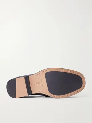 Loewe Bobine Anagram-debossed Leather Loafers