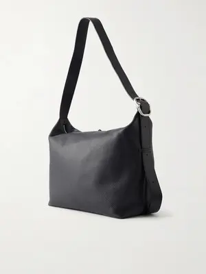 Loewe Loop Logo-debossed Leather Messenger Bag