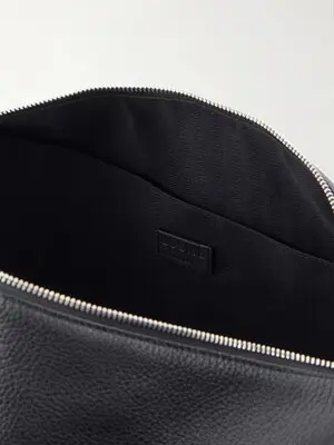 Loewe Loop Logo-debossed Leather Messenger Bag