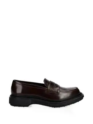 ADIEU PARIS Polished Leather Loafers - Brown