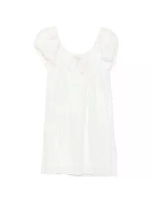 Faithfull The Brand Serafina Puff-sleeve Mini Dress