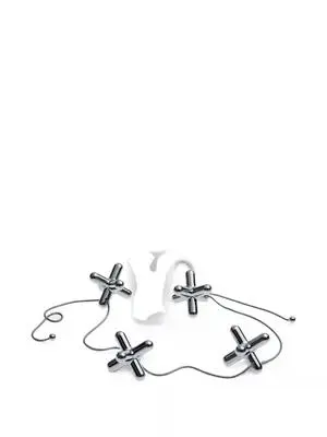 ALESSI Tripod Chain-linked Trivet - Silver