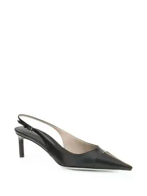 TOM FORD Logo-plaque Slingback Pumps
