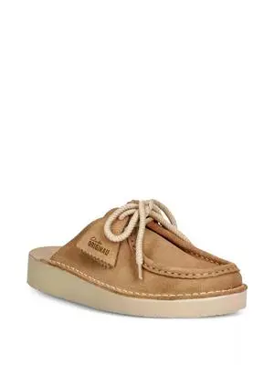 Clarks Wallabee Cup Lace-up Mules