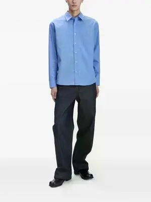 A.p.c. Long-sleeve Button-down Shirt - Blue