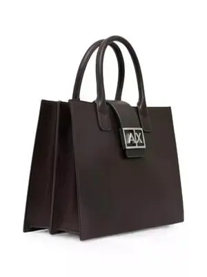 Armani Exchange Logo Plaque Shoulder Bag