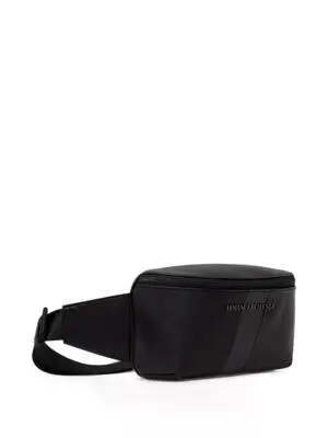 Armani Exchange Paneled Belt Bag - Black