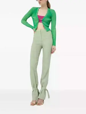 Beatrice B Ribbed Knit Crystal Embellished Cardigan