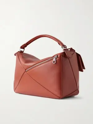 Loewe Puzzle Featherlight Large Leather Messenger Bag