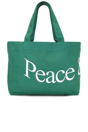 MUSEUM OF PEACE & QUIET Jumbo Wordmark Tote Bag - Forest